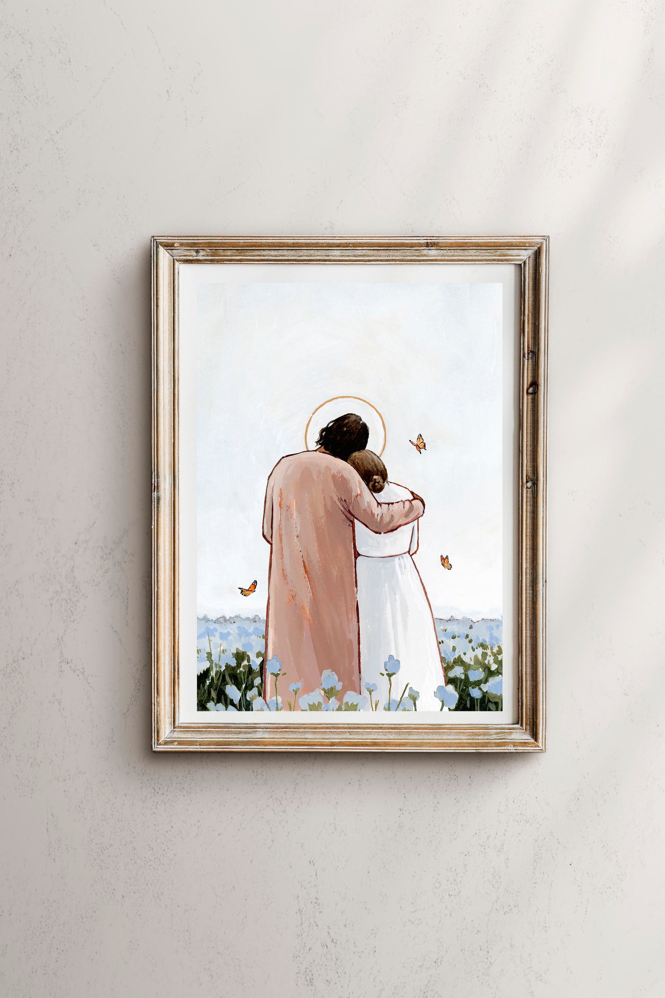 'Among The Forget Me Nots' Print (woman) – Paige Payne Creations