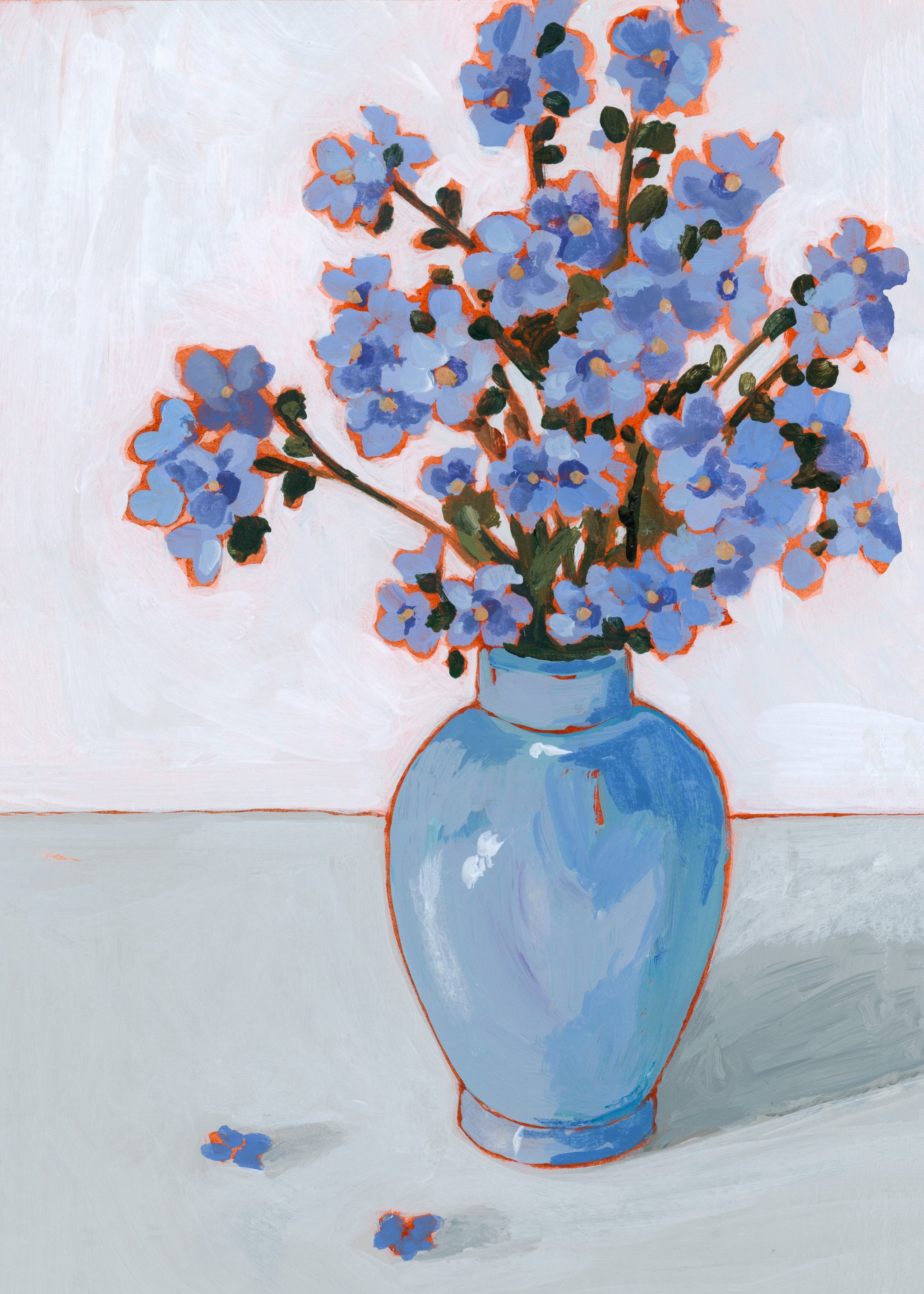 'Forget-Me-Not' Print – Paige Payne Creations