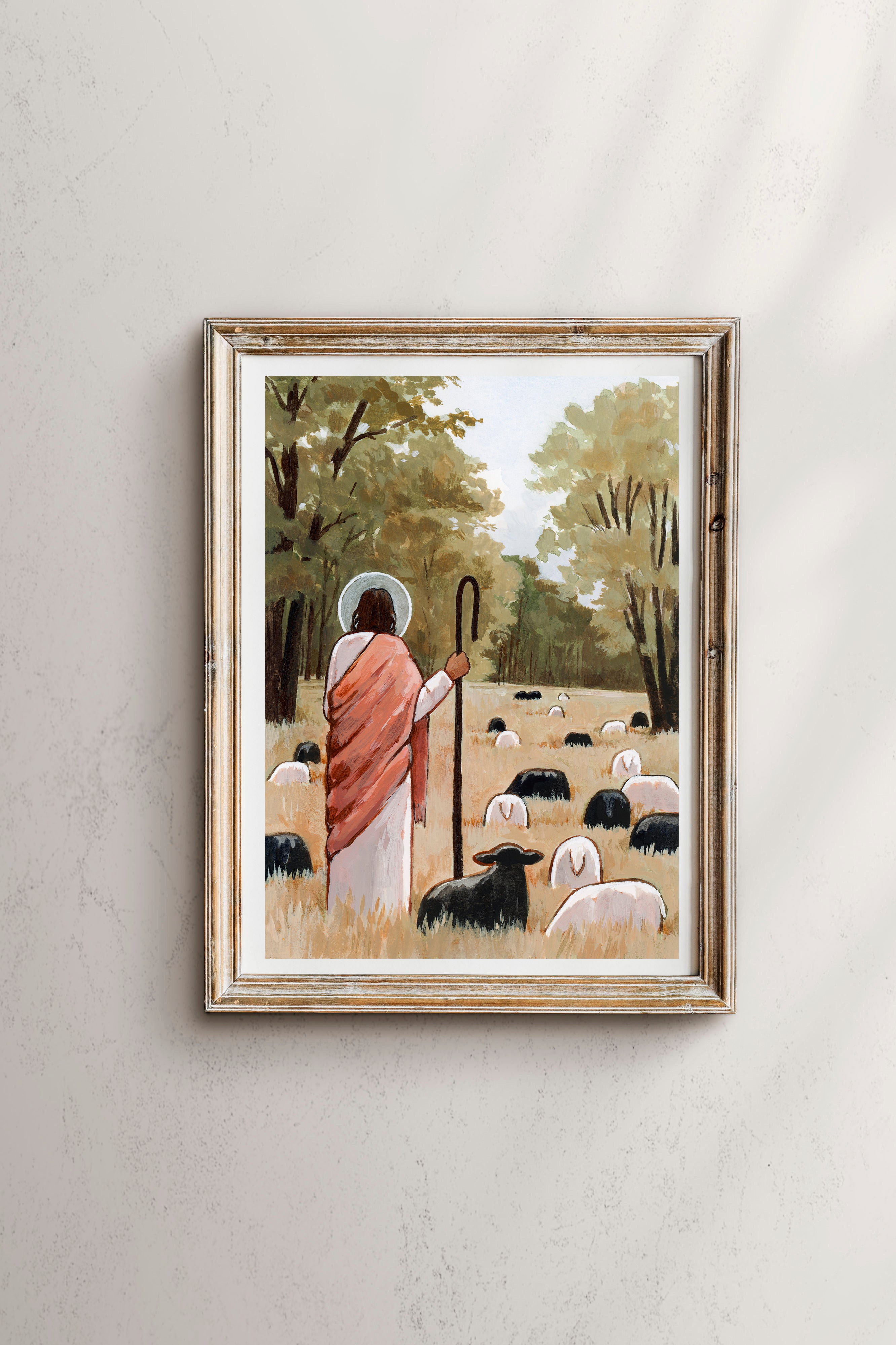 'The Good Shepherd In Summer' Print – Paige Payne Creations